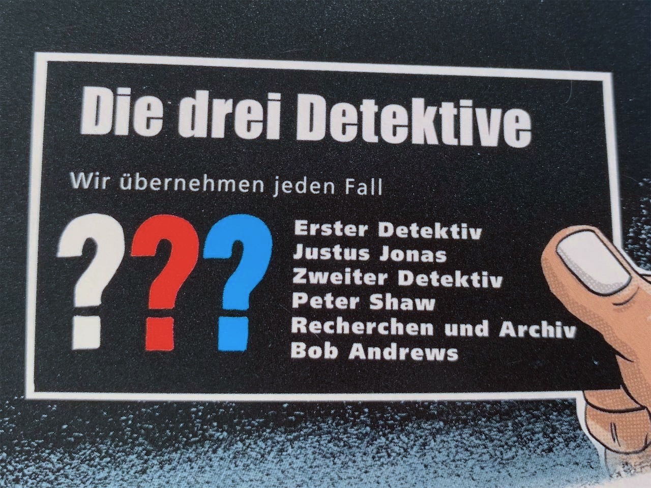 Wie Sieht Die Visitenkarte Der Drei Fragezeichen Aus Felsenstrand Wie Sieht Die Visitenkarte Der Drei Fragezeichen Aus Felsenstrand